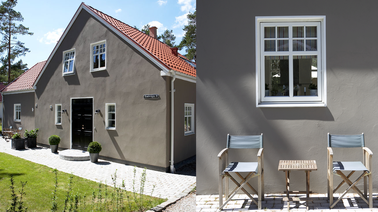 Moderne nymalt murhus | Nordsjö Norge